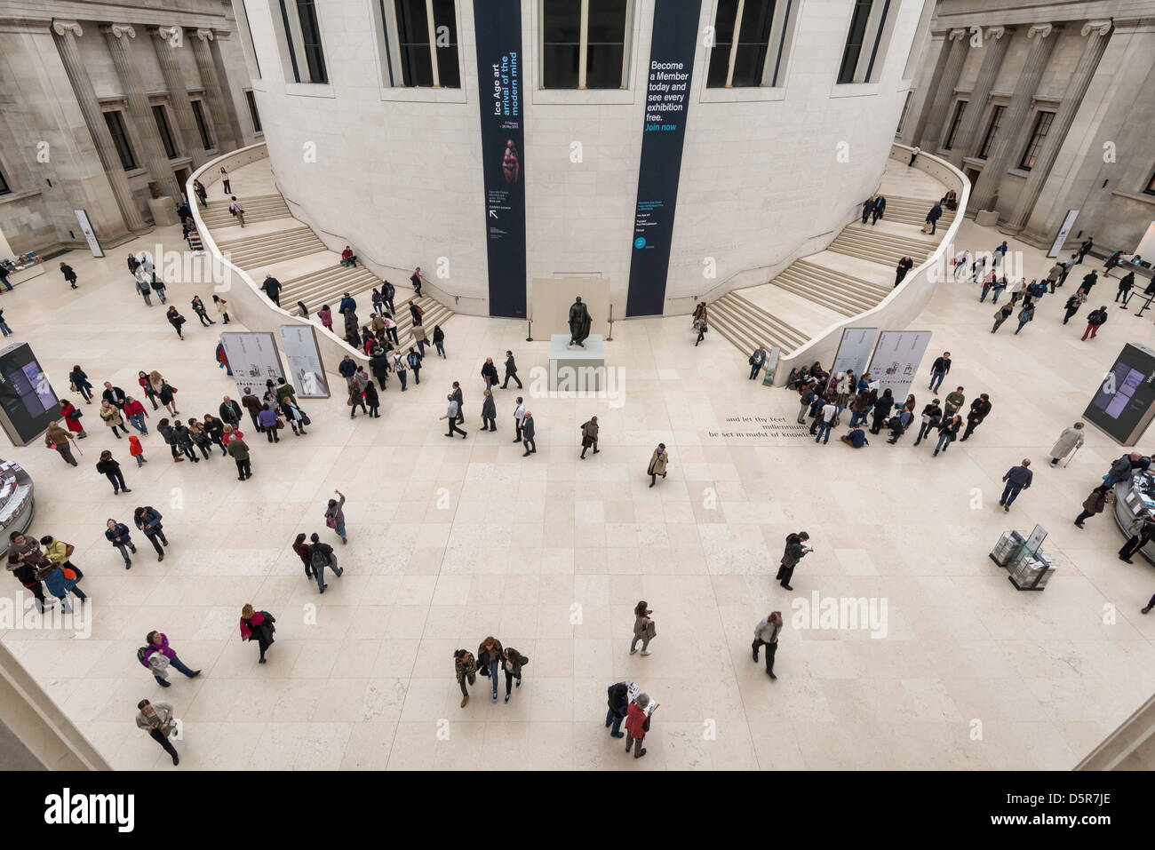 The Great Court at the British Museum Stock Photo - Alamy