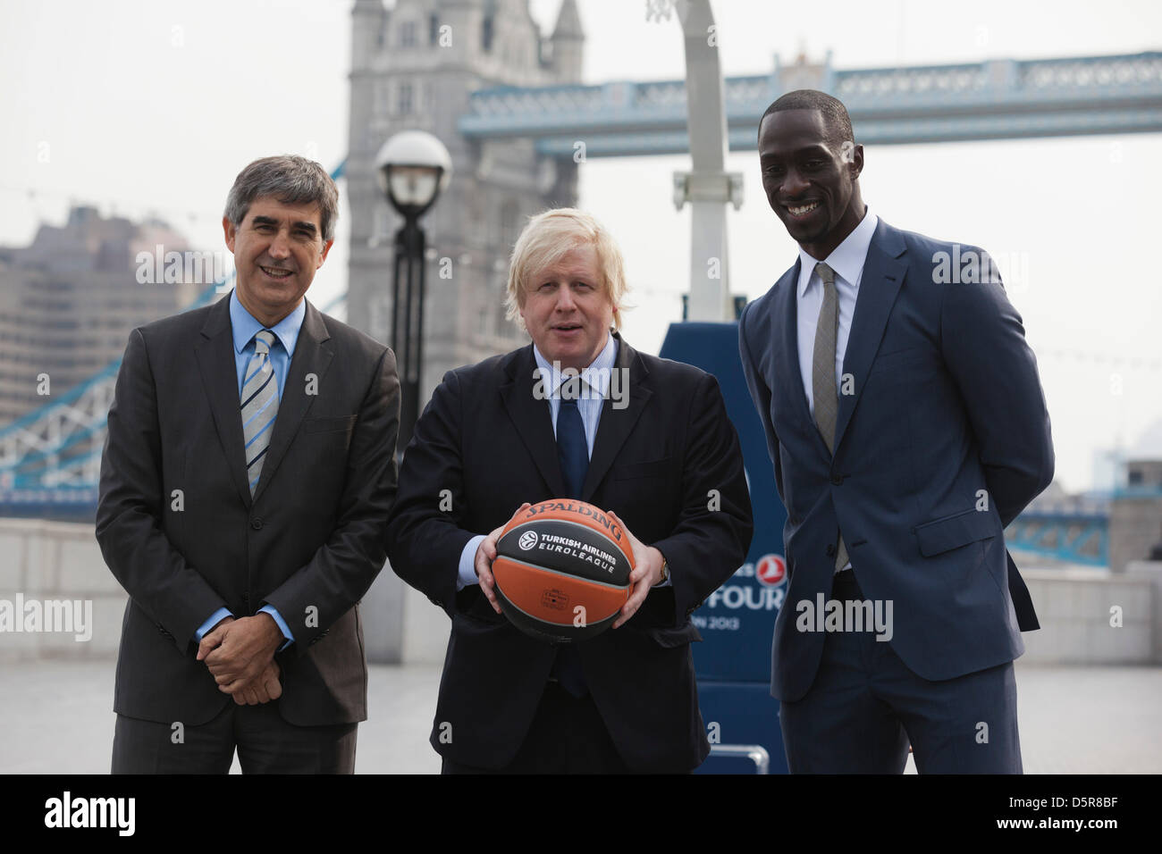 London, UK. 8th April 2013. L-R: Jordi Bertomeu, CEO and President of ...