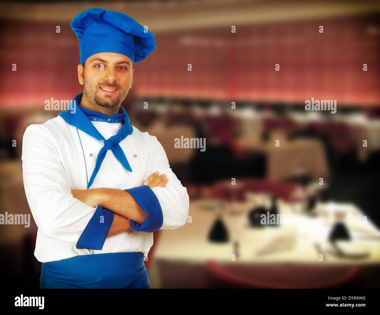 Young chef in the cousine Stock Photo - Alamy