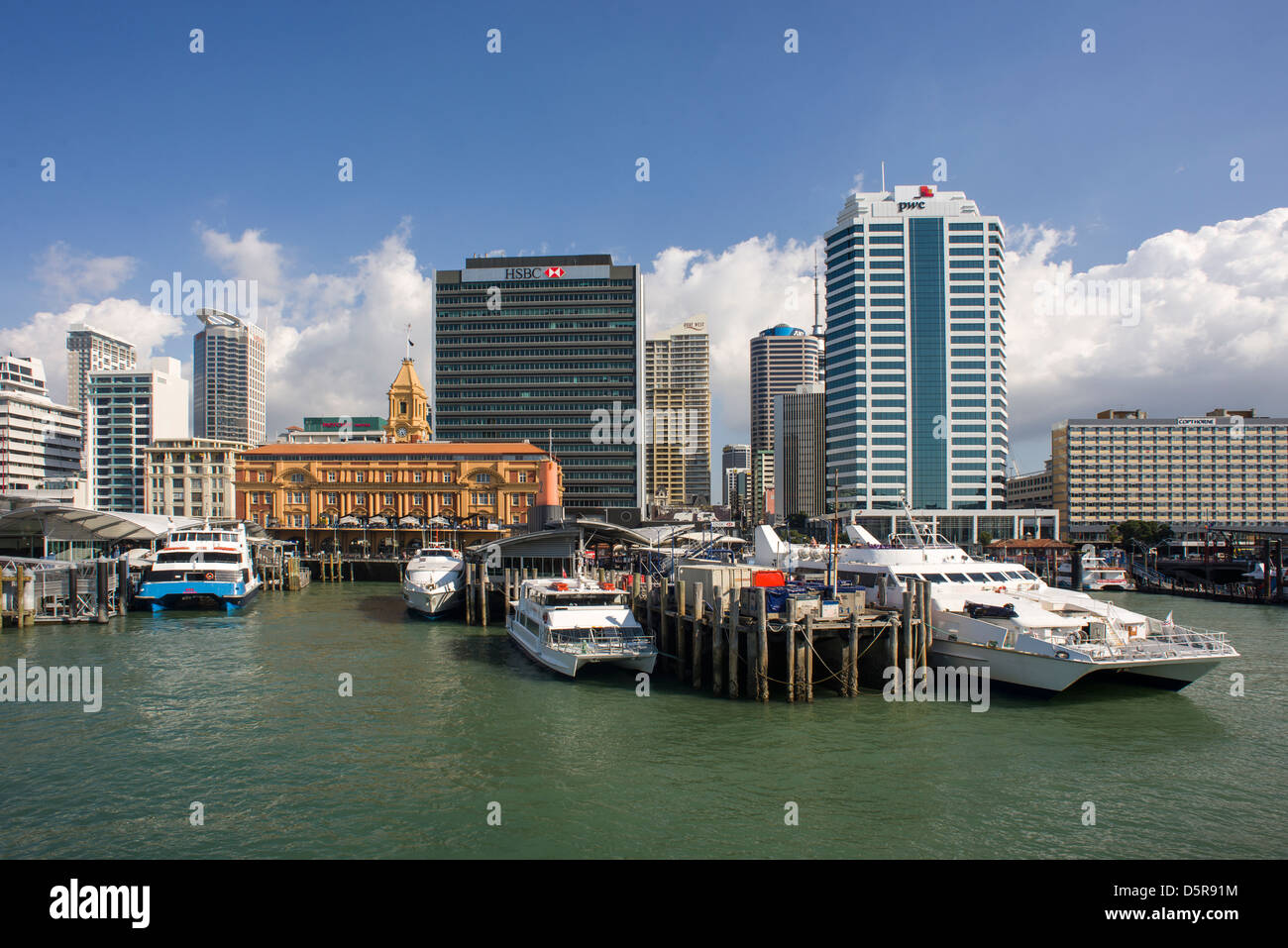 Auckland Ferry Terminal, Auckland, New Zealand Stock Photo - Alamy