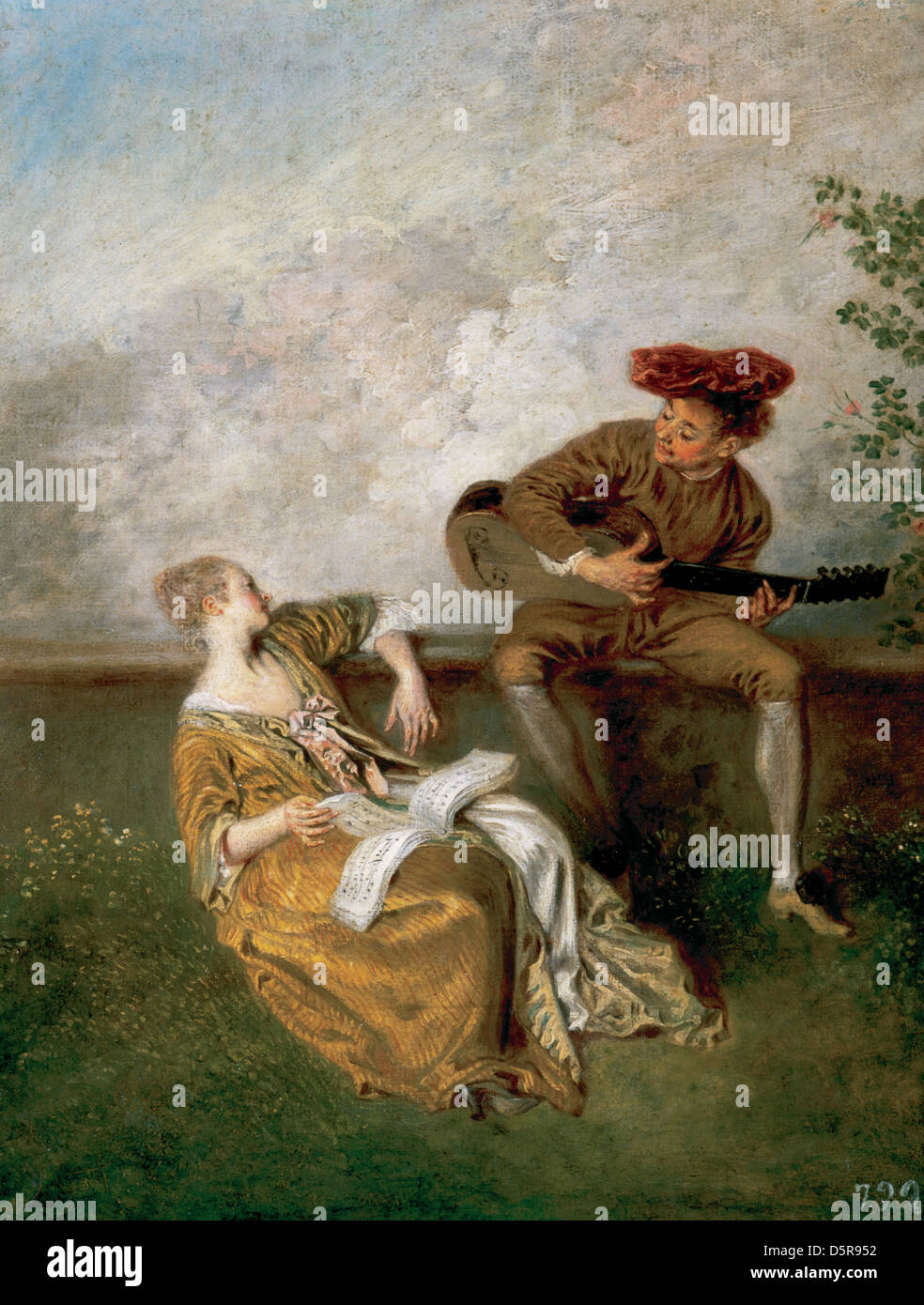 Watteau hi-res stock photography and images - Alamy
