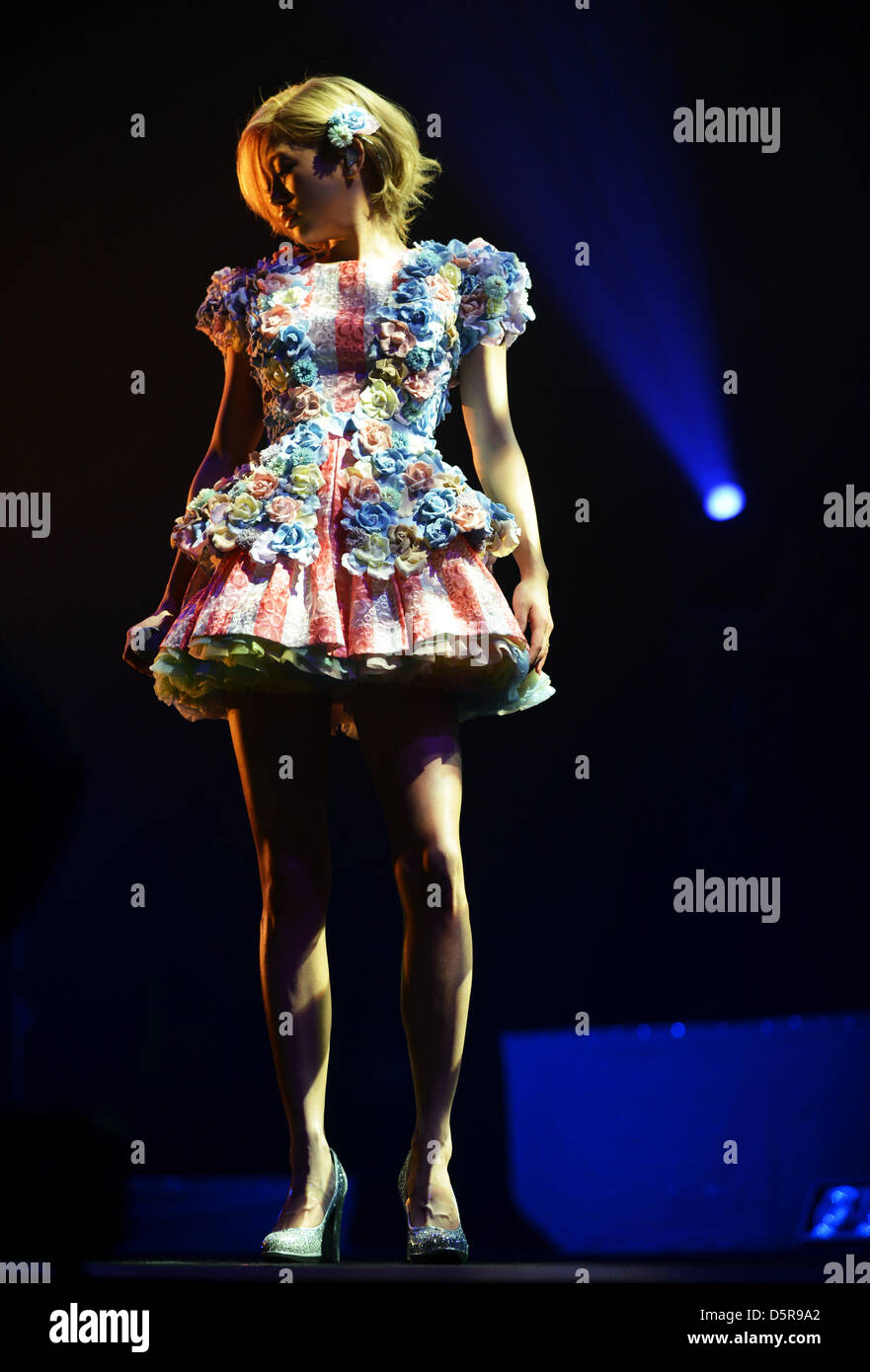 Japanese singer Nishino Kana held a concert in Hong Kong, China on ...