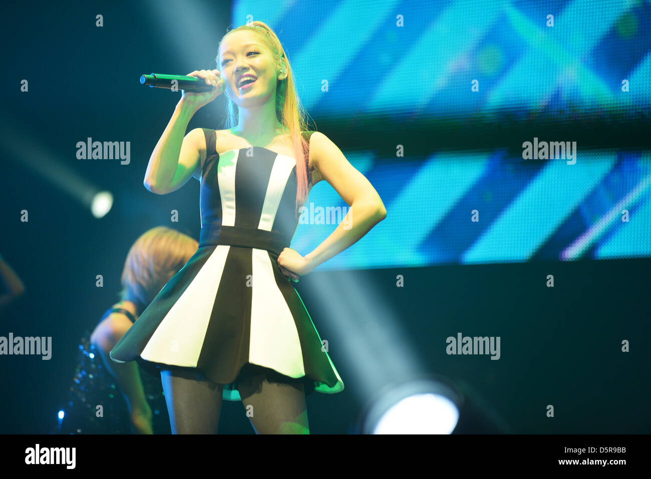 Japanese singer Nishino Kana held a concert in Hong Kong, China on ...