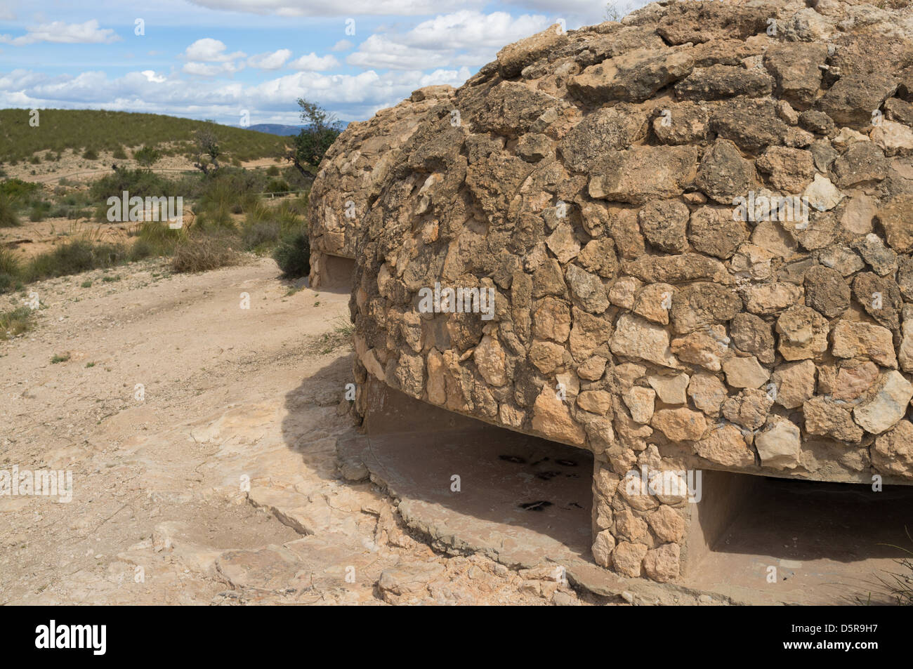 Historic stone bunker from the 1930s Stock Photo - Alamy
