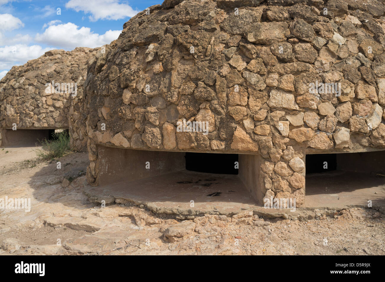 Historic stone bunker from the 1930s Stock Photo - Alamy