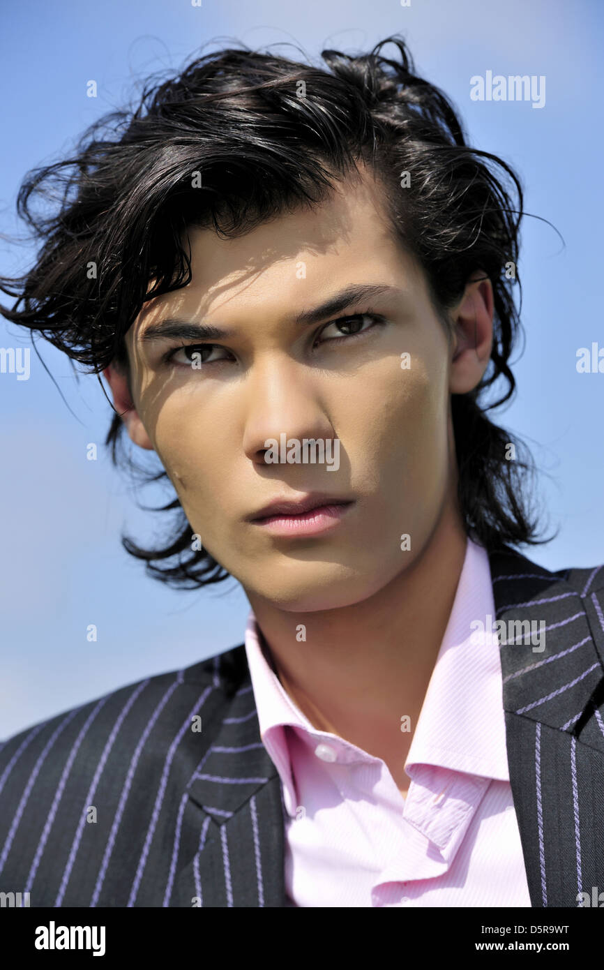 attractive, boy, dynamic, elegance, macho, man, portrait, mental health ...