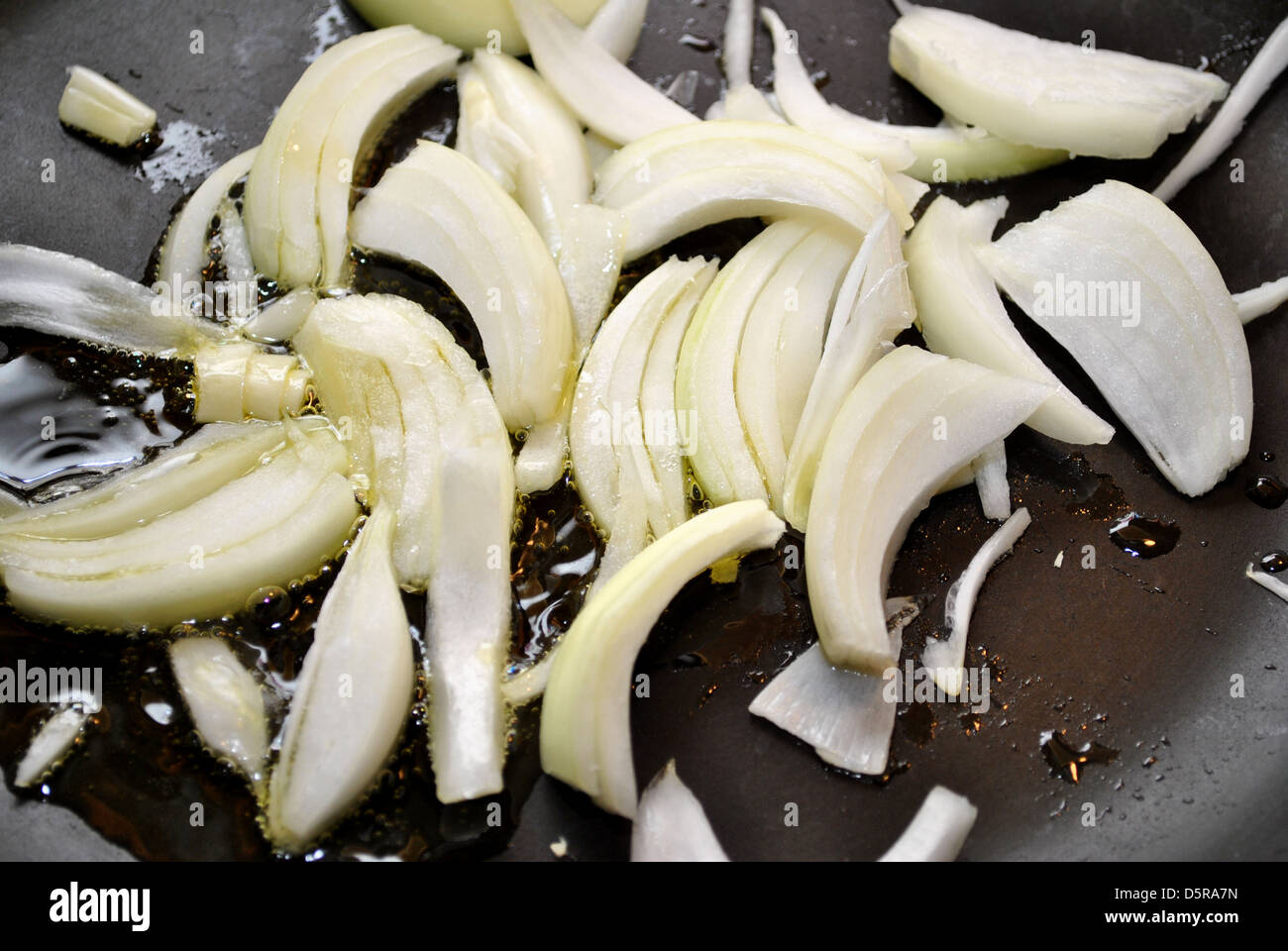 Close up onions fried in hi-res stock photography and images - Alamy