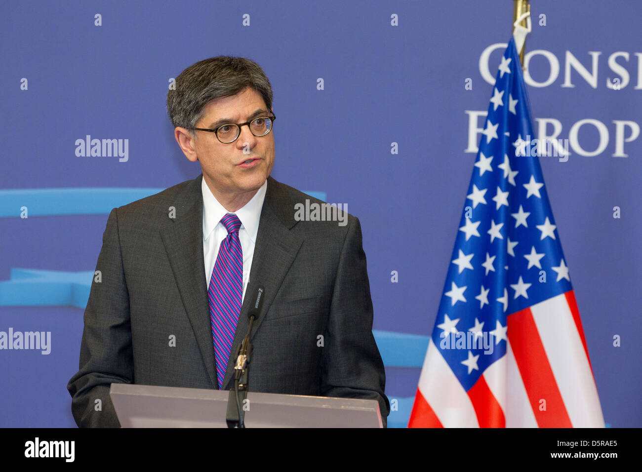 U.S. Treasury Secretary Jacob Jack Lew is starting a series of meetings ...