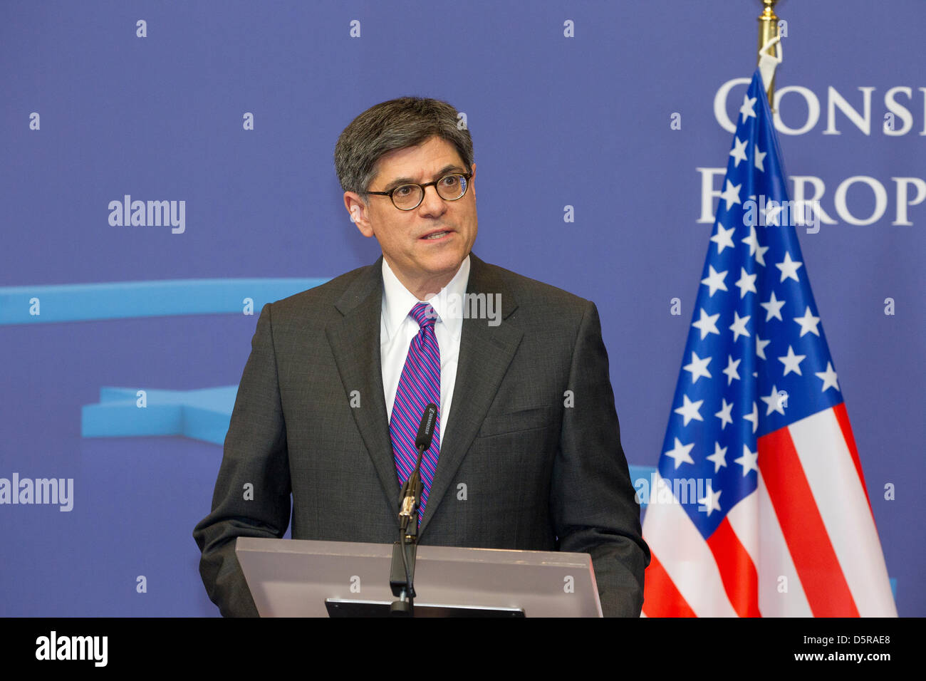 U.S. Treasury Secretary Jacob Jack Lew is starting a series of meetings ...