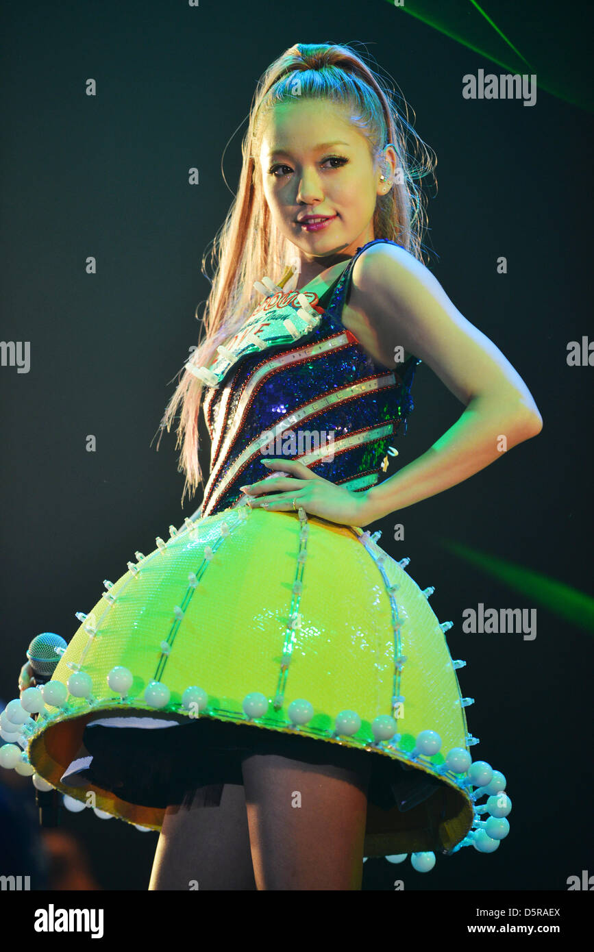 Japanese singer Nishino Kana held a concert in Hong Kong, China on ...