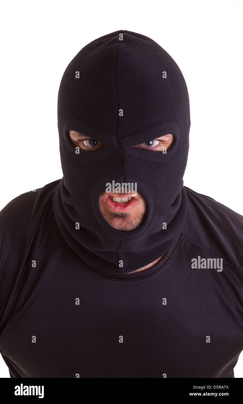 Man black ski mask hi-res stock photography and images - Alamy