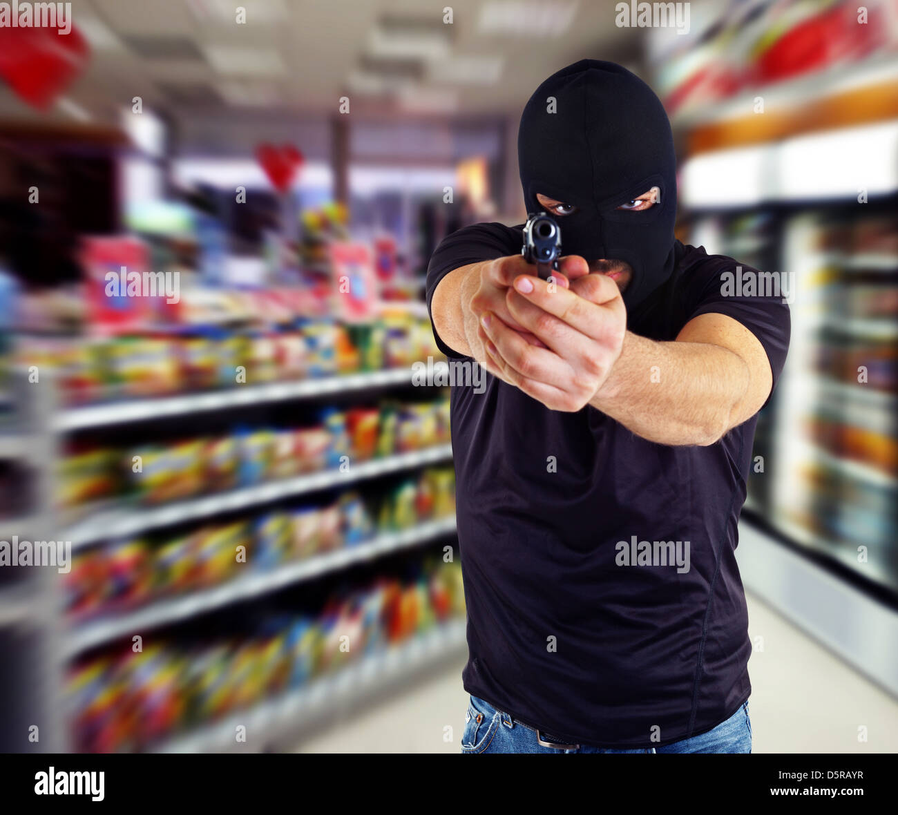 Gunman mask hi-res stock photography and images - Alamy