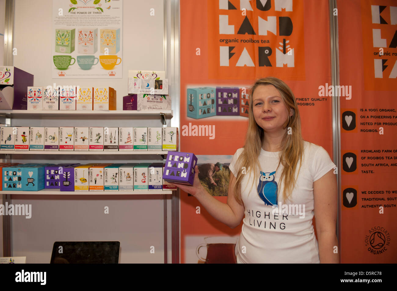 London, UK. 8th April 2013. 8.4.13 The Higher Living & Kromland Farm ...