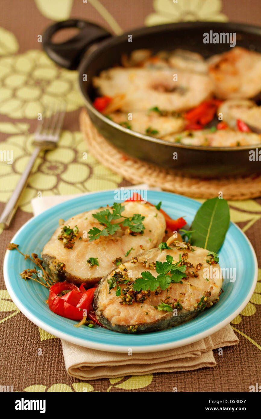 Cooked cod slice hi-res stock photography and images - Alamy