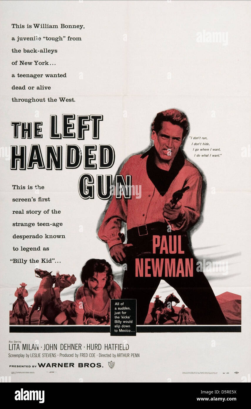 The Left Handed Gun Paul Newman High Resolution Stock Photography and ...