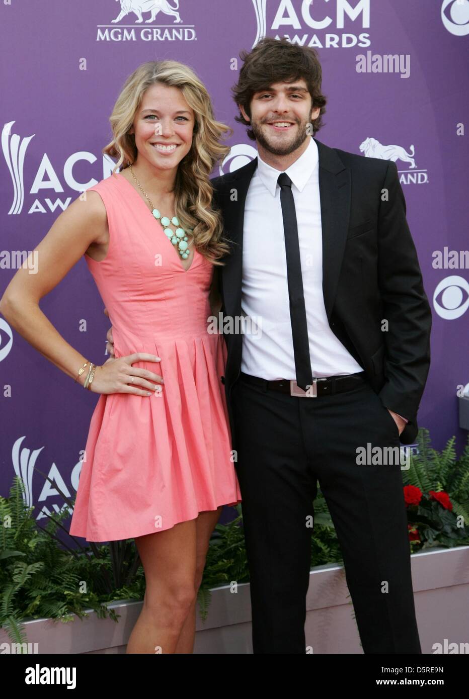 Las Vegas, Nevada, USA. 7th April 2013. Lauren Gregory, Thomas Rhett at ...