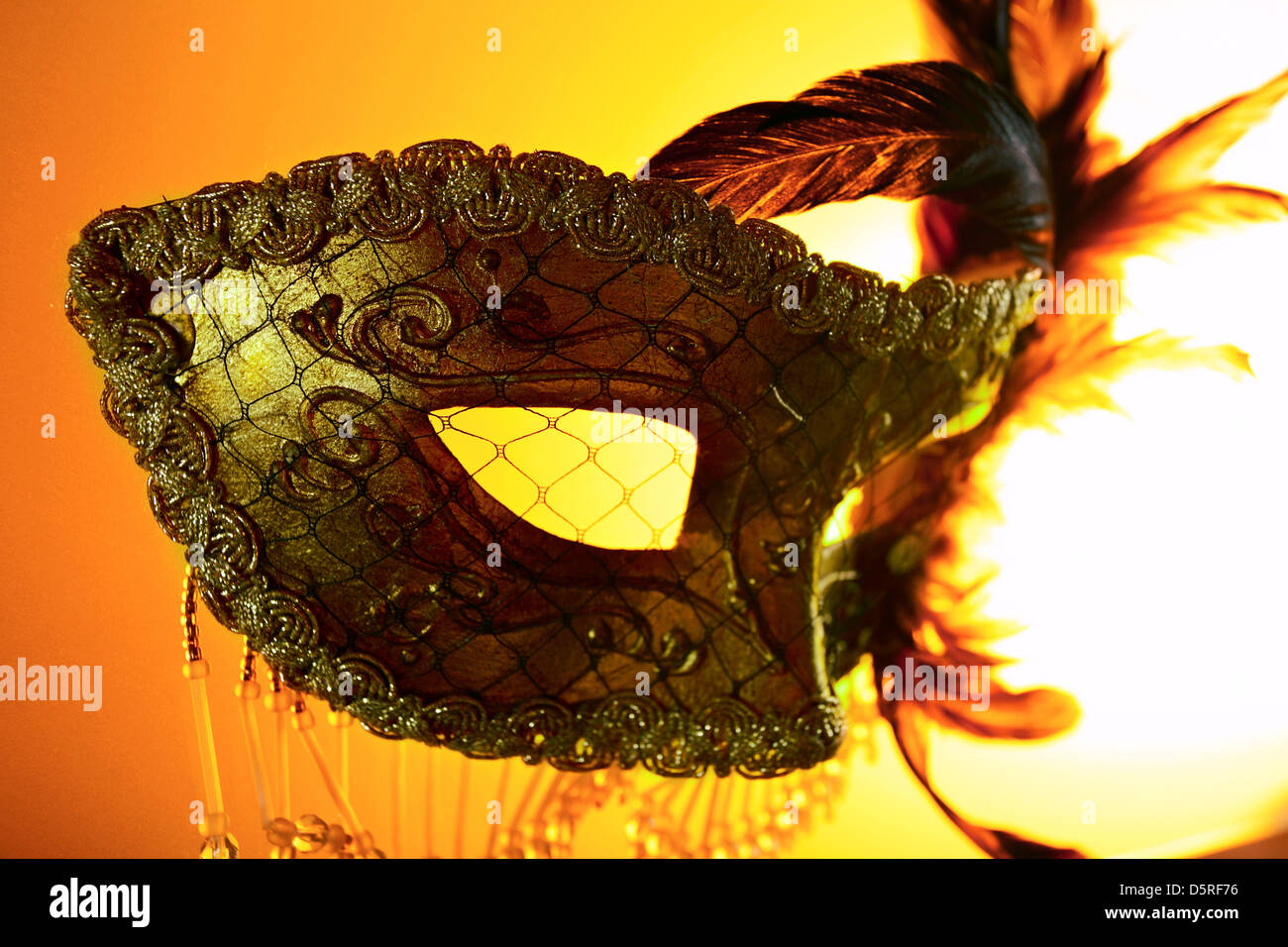 old gold Venetian mask Stock Photo - Alamy