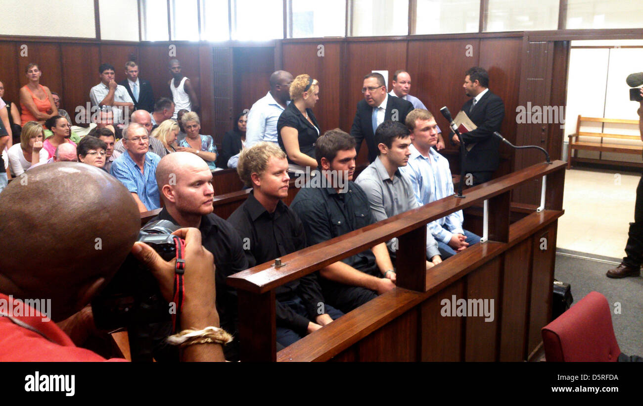 Durban, South Africa. 8th April 2013. Accused of beating former Royal ...