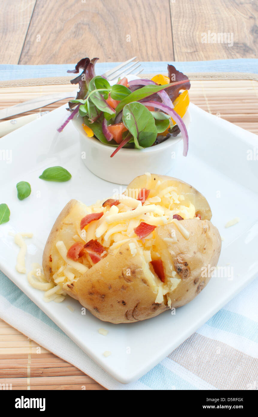 Baked jacket potato Stock Photo - Alamy