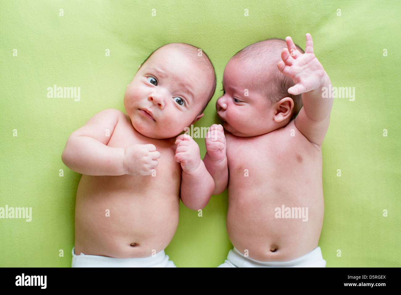 Identical twins kids hi-res stock photography and images - Alamy