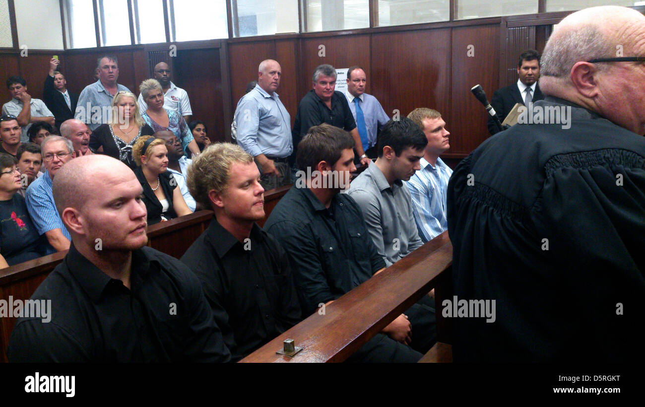 DURBAN - 8 April 2013 - Accused of beating former Roayal Marine Brett ...