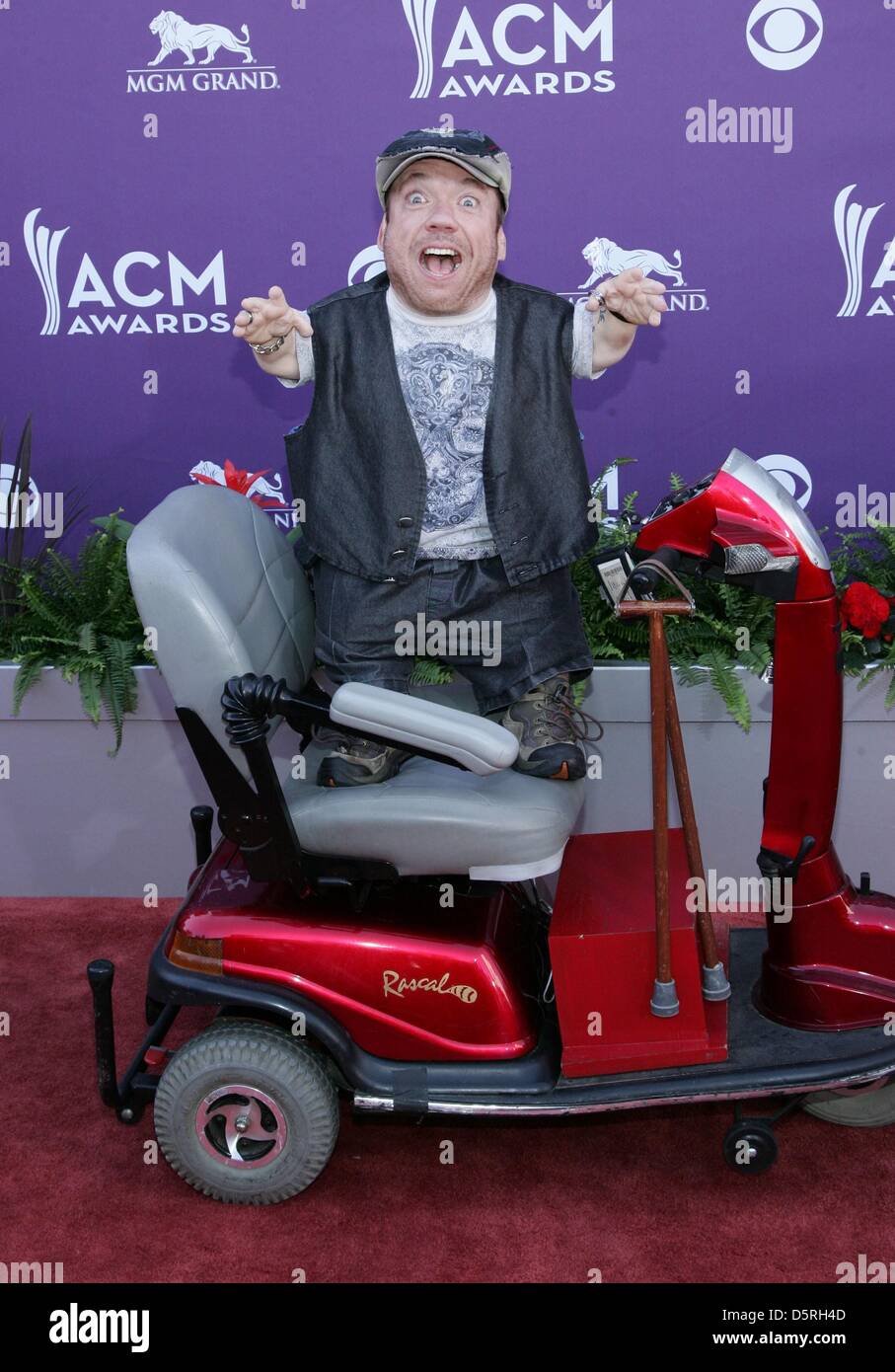 Las Vegas, USA. 7th April, 2013. Two Foot Fred at arrivals for 48th ...