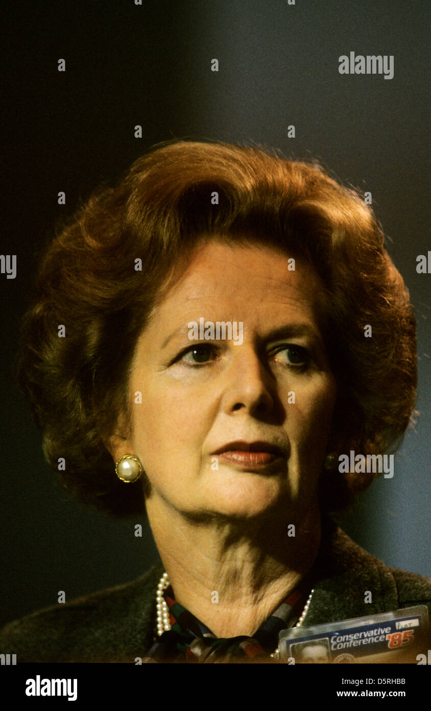 Margaret thatcher 1985 hi-res stock photography and images - Alamy