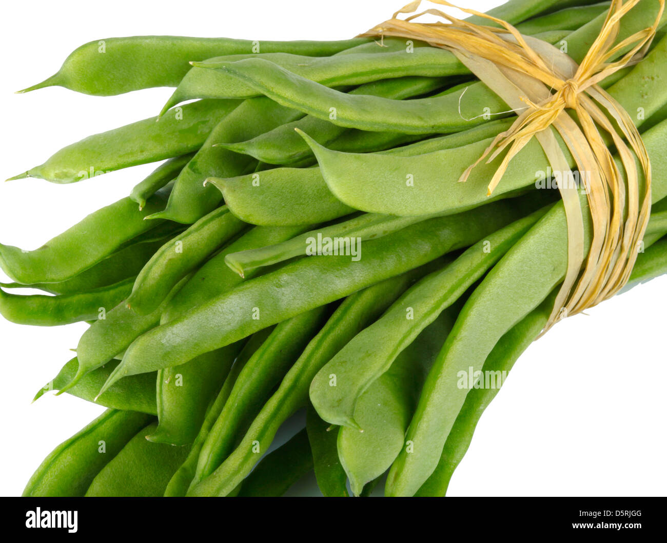 Fresh mangetout on white background Stock Photo - Alamy
