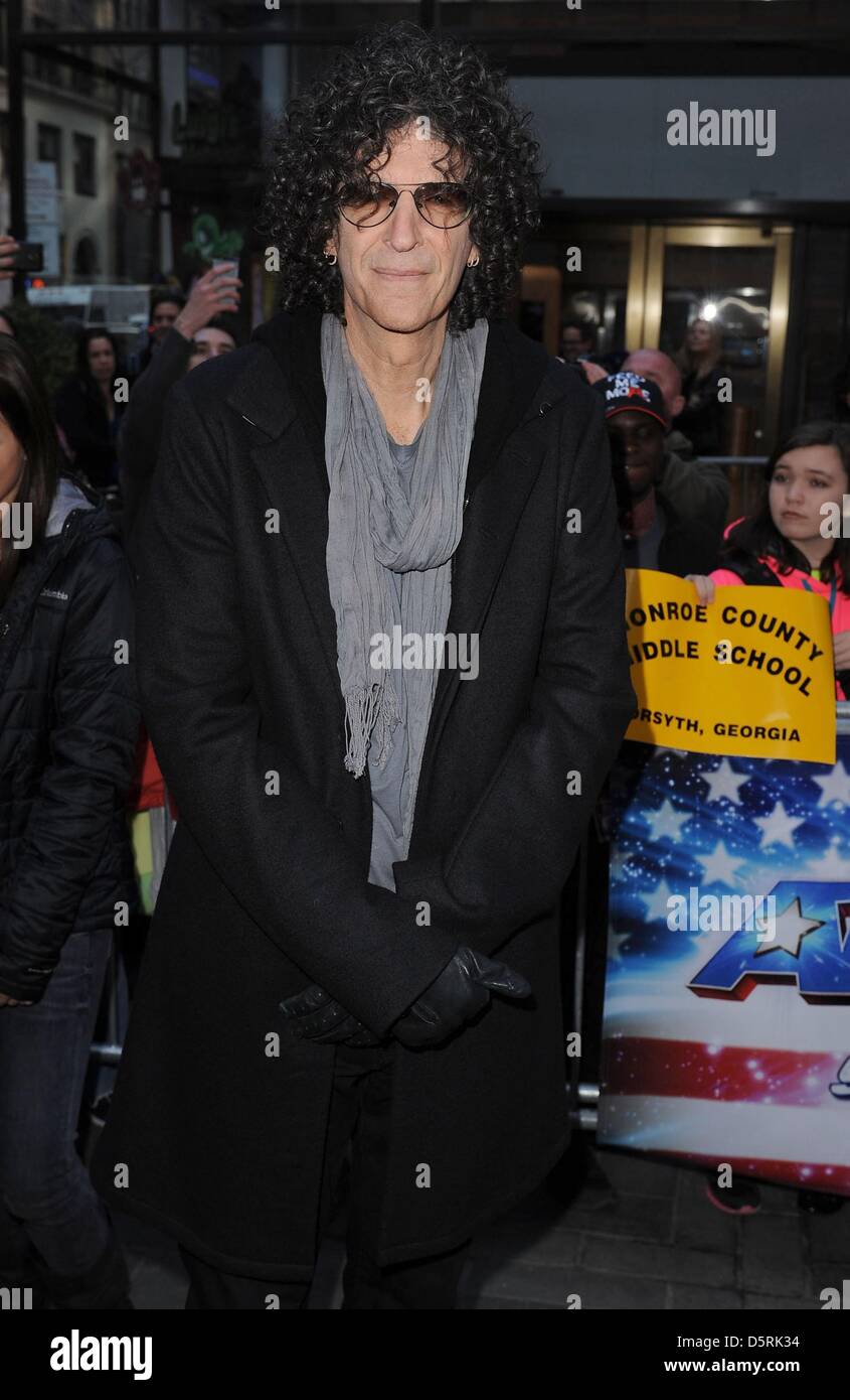New York, USA. 8th April, 2013. Howard Stern at talk show appearance ...