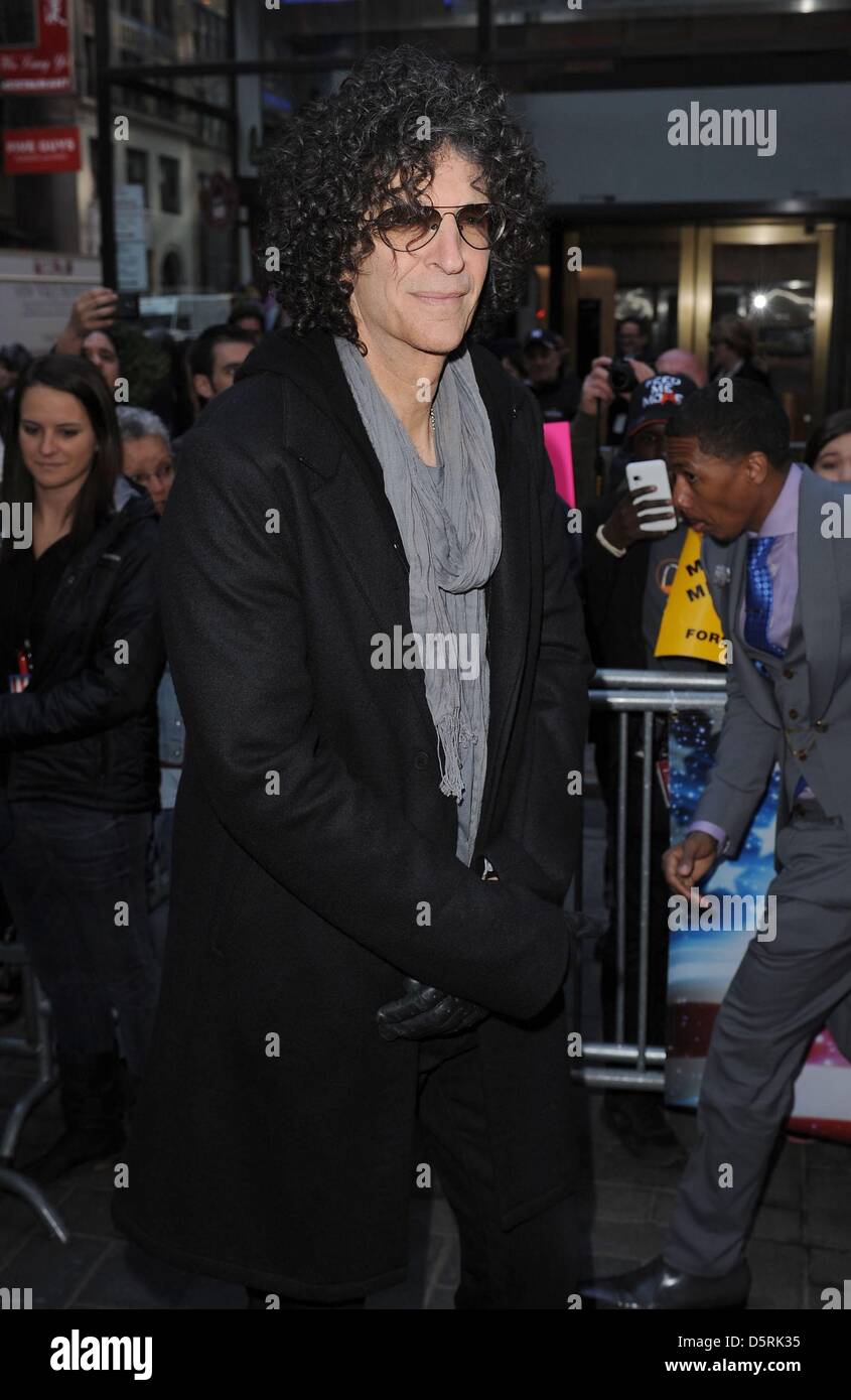 New York, USA. 8th April, 2013. Howard Stern at talk show appearance ...