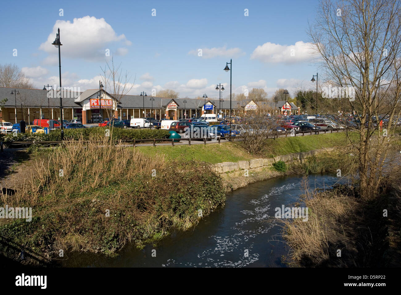 Two Rivers Shopping Centre Staines Stock Photo - Alamy