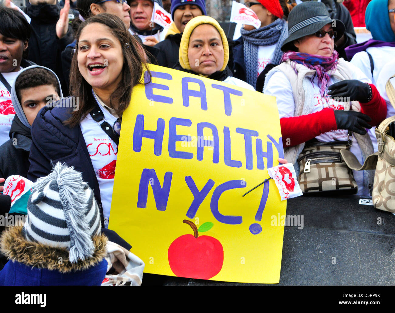City Hall area during the annual Anti-Violence “Compassion” rally Stock ...