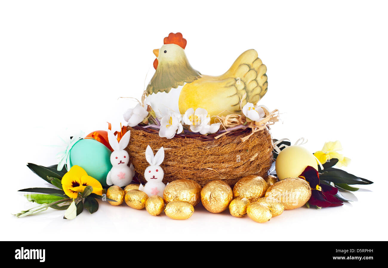 Chicken with eggs hi-res stock photography and images - Alamy