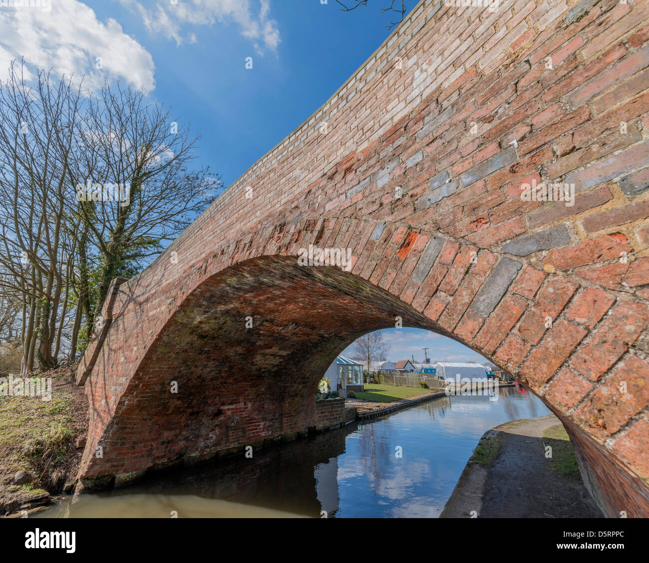 stratford canal hockley heath warwickshire bridge england uk inland ...