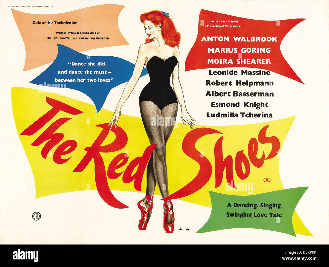 MOIRA SHEARER POSTER THE RED SHOES (1948 Stock Photo - Alamy