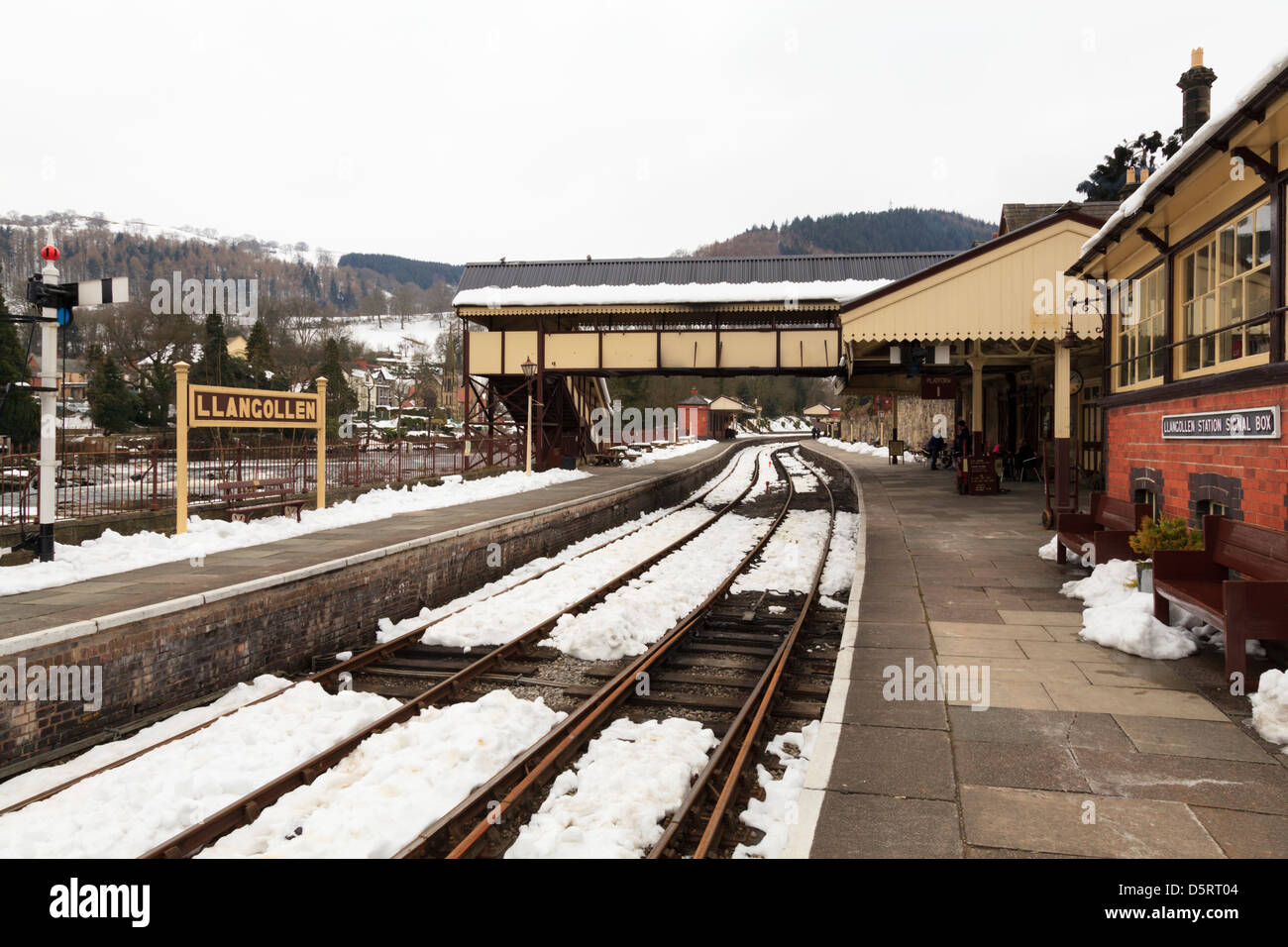 Llangollen Heritage Railway Station Stock Photo - Alamy