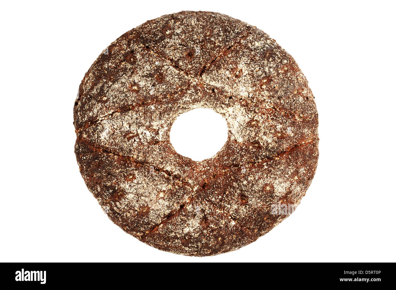 Round rye bread on hi-res stock photography and images - Alamy