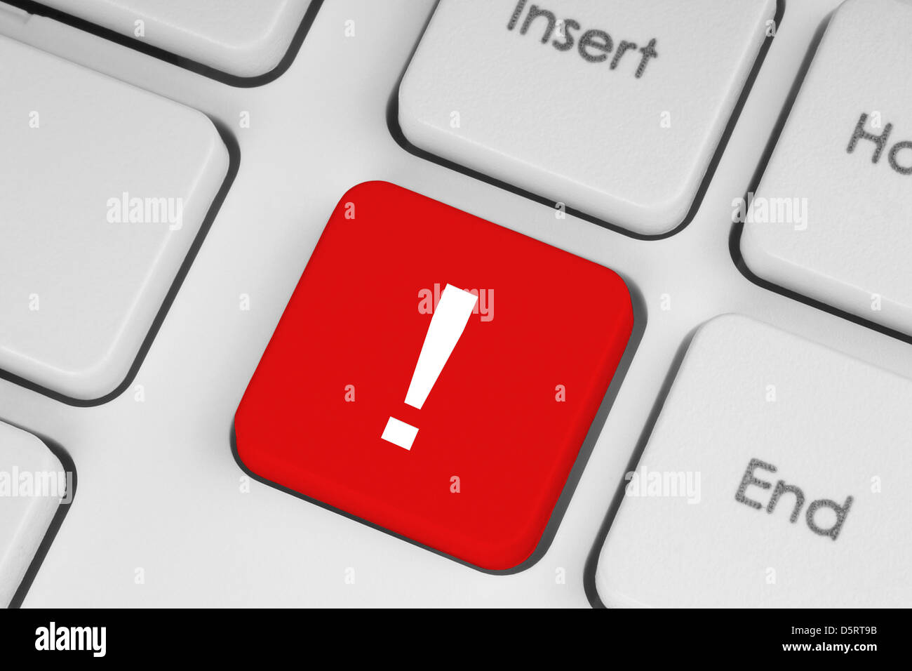 Keyboard computer button exclamation mark hi-res stock photography and ...