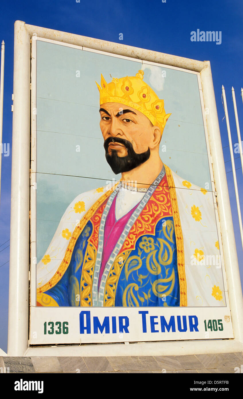 Amir Temur. Shakhrisabz. Uzbekistan Stock Photo - Alamy