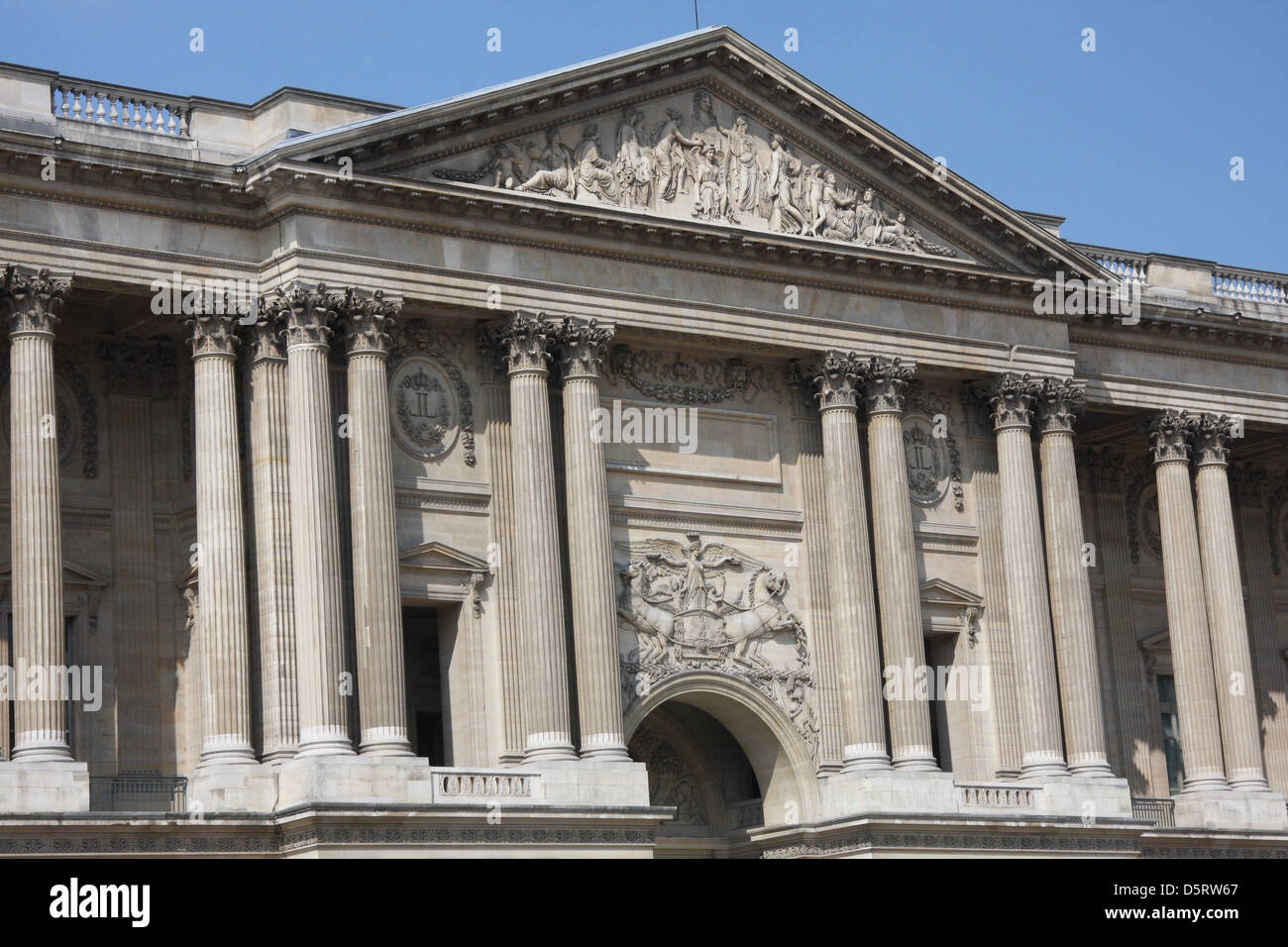 The Louvre Palace in Paris Stock Photo - Alamy
