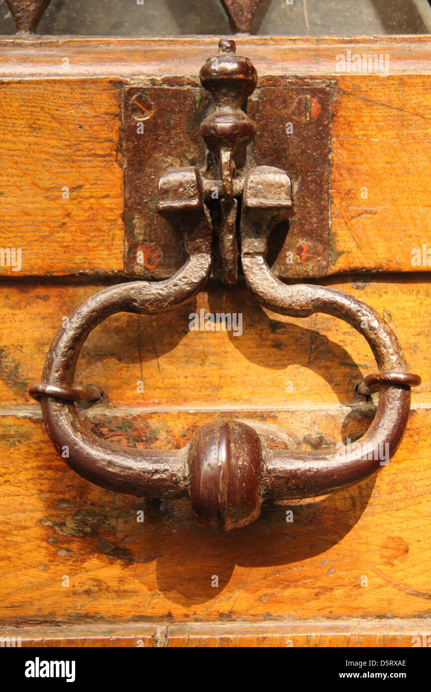 Ancient Door Knocker in Paris Stock Photo - Alamy