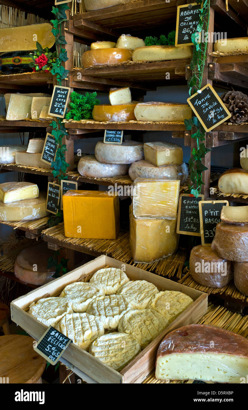 FROMAGERIE handmade French cheeses on display in the charming ...