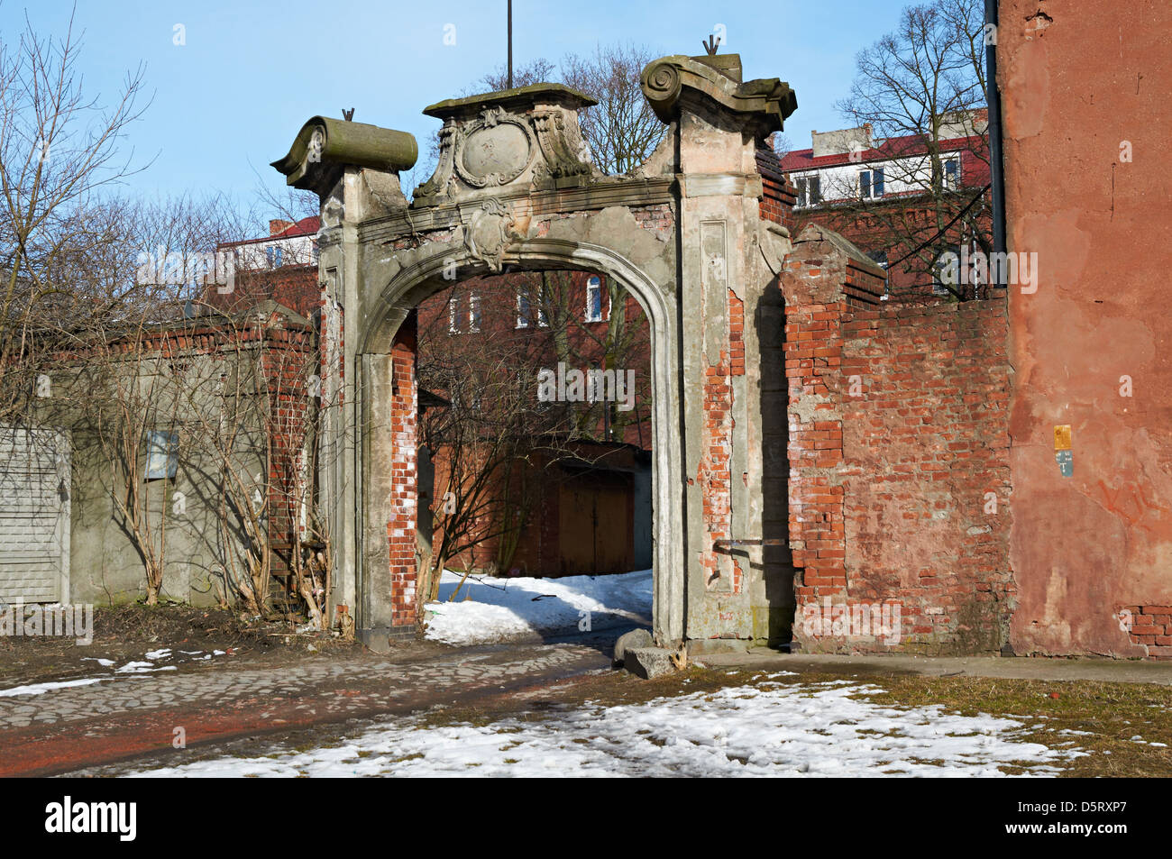 Old architecture of Kaliningrad Stock Photo - Alamy