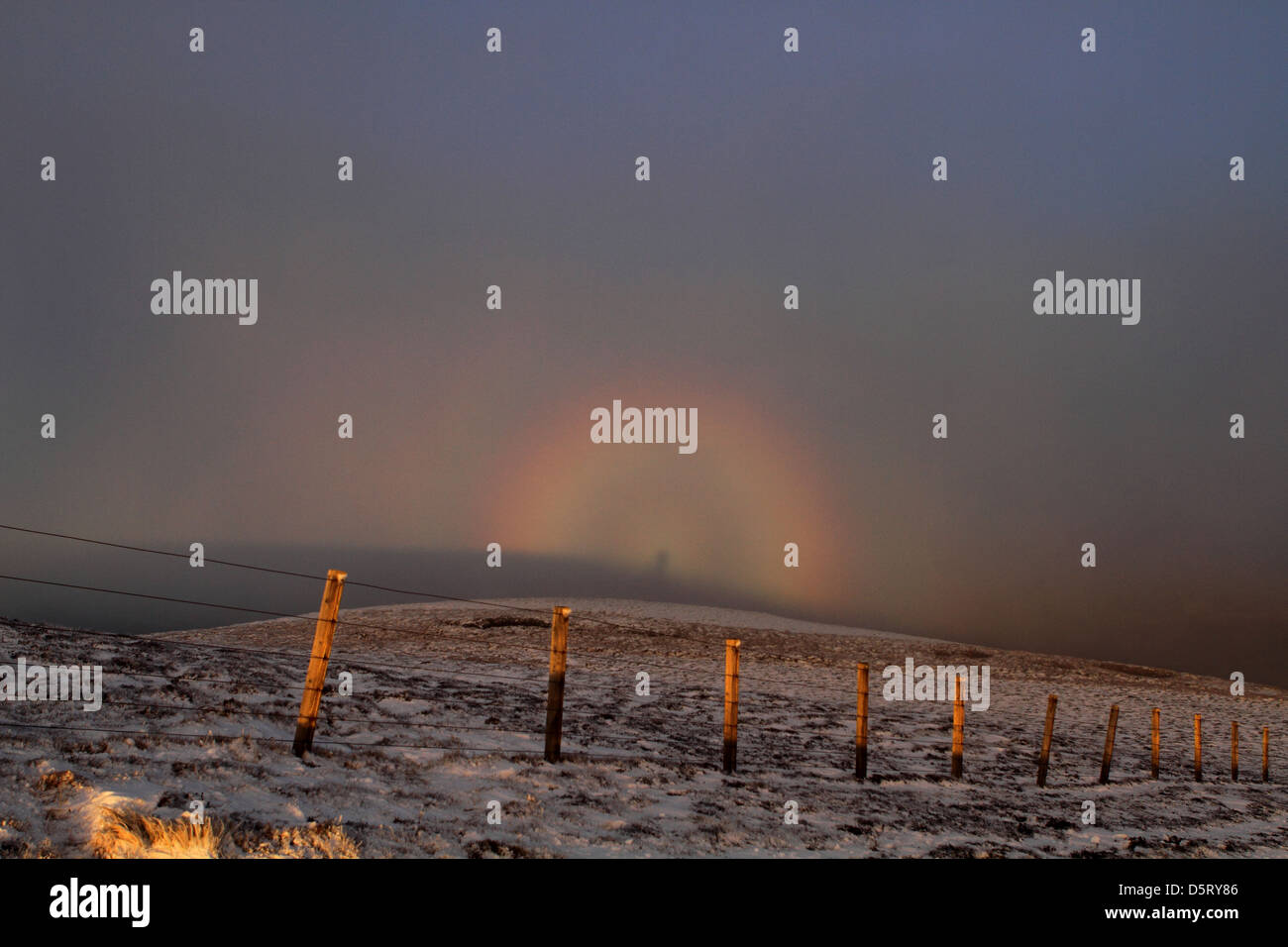 The rare Phenomenon known as the Broken Spectre whilst atop Chapelgill ...