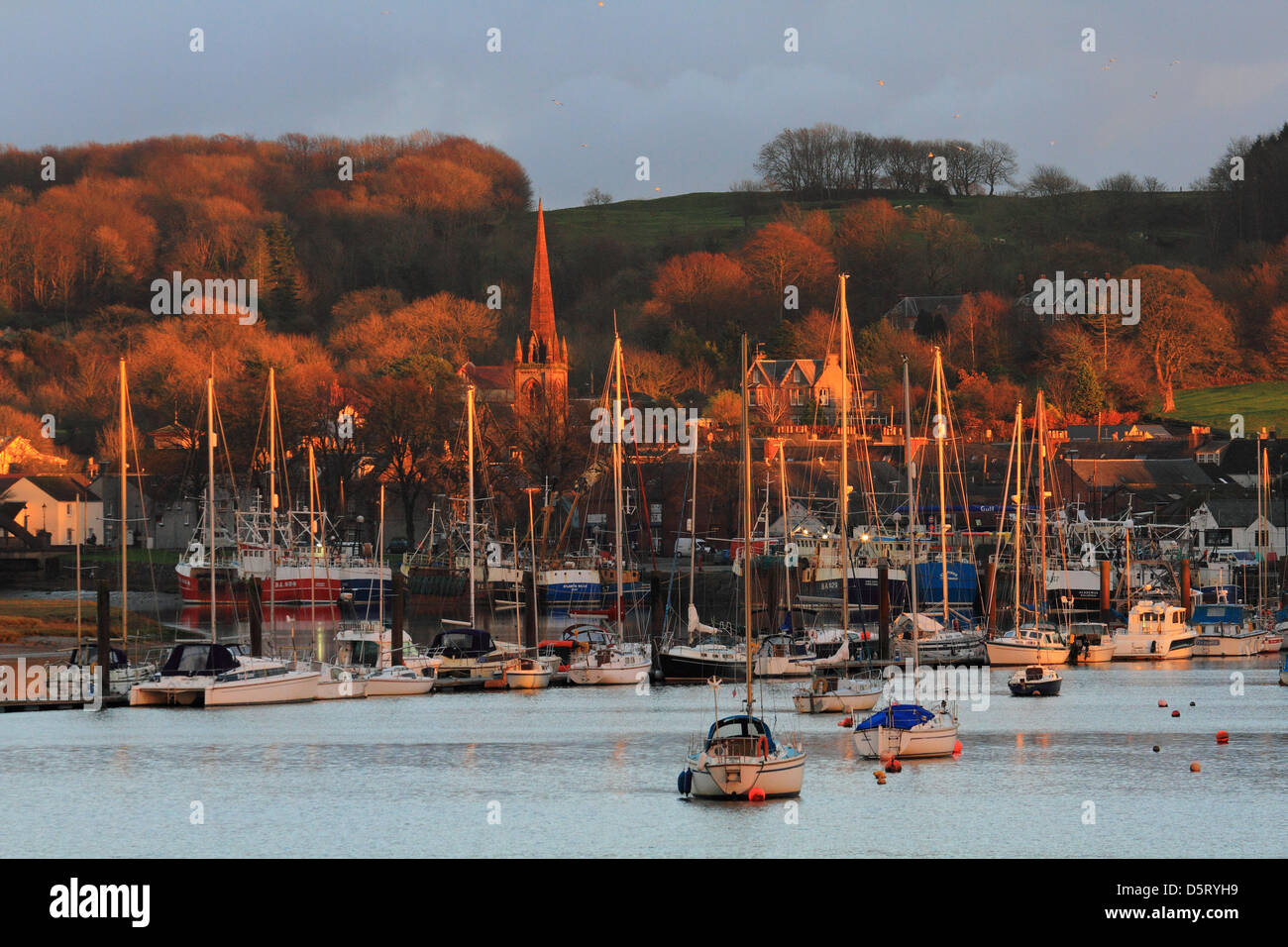 Kirkudbright Harbour, Dumfries & Galloway Stock Photo - Alamy