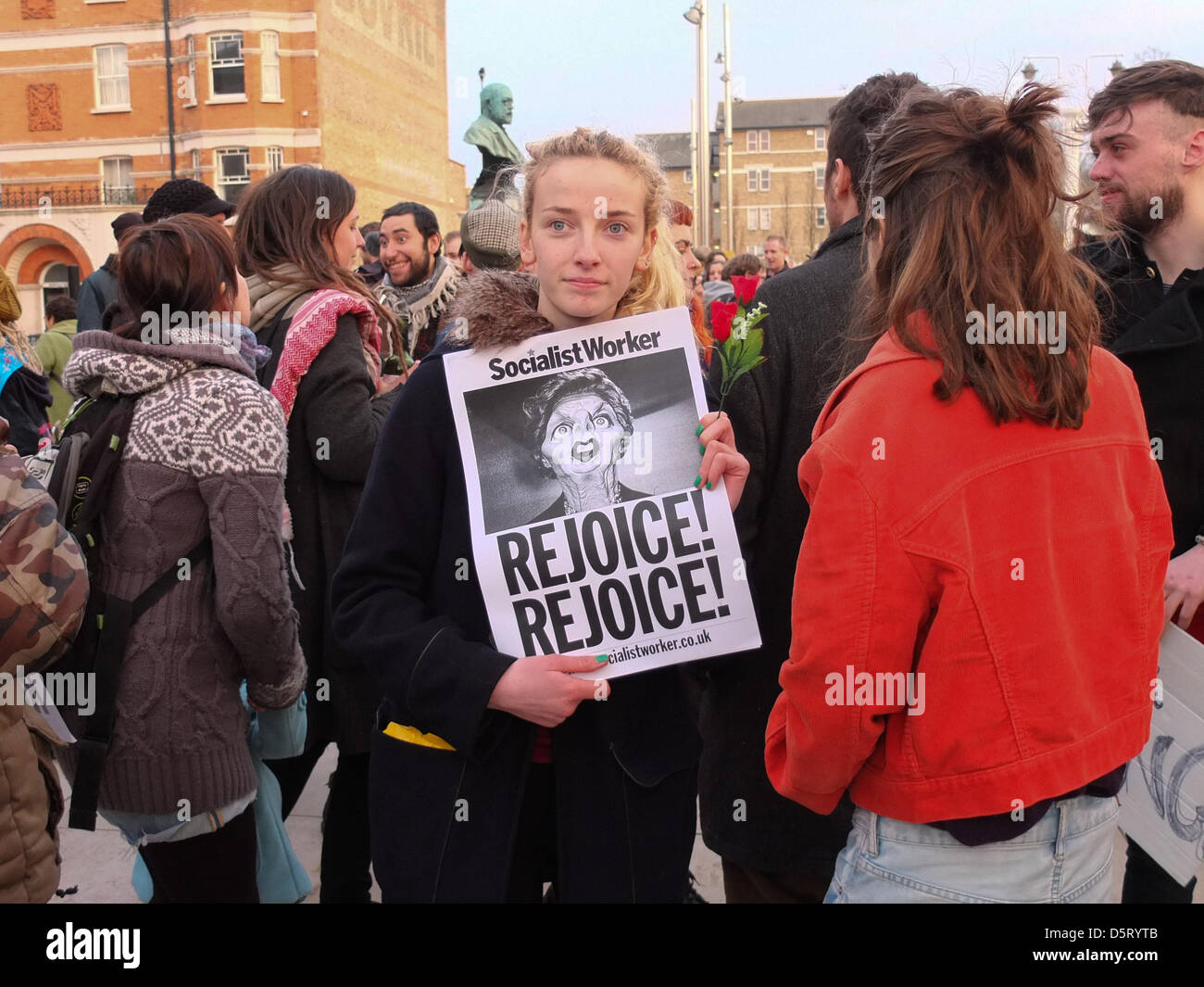 London, UK. 8th April 2013 A party was held in Windrush Square, to ...