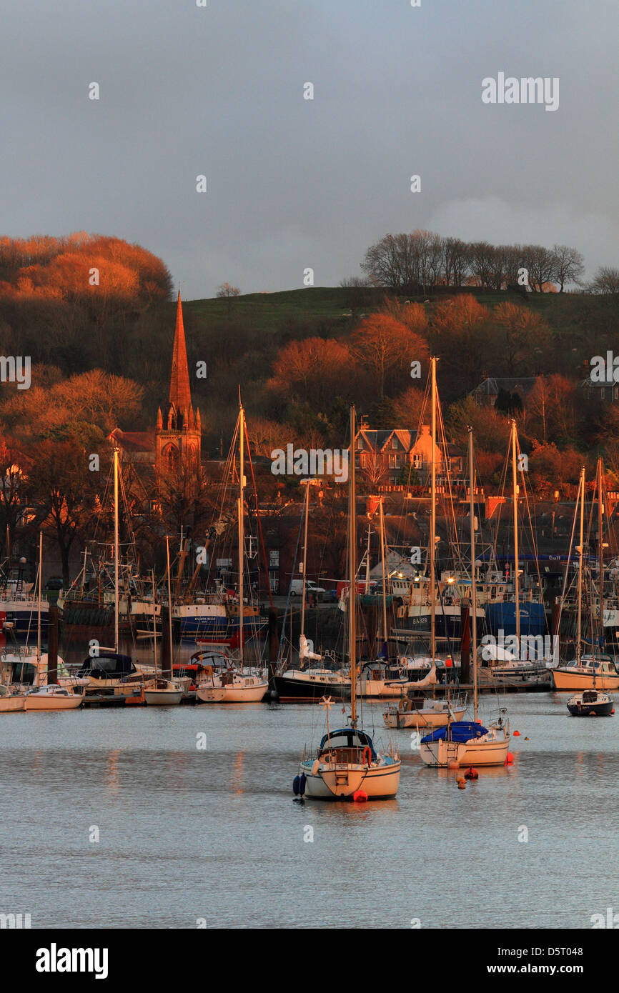 Kirkudbright Harbour, Dumfries & Galloway Stock Photo - Alamy