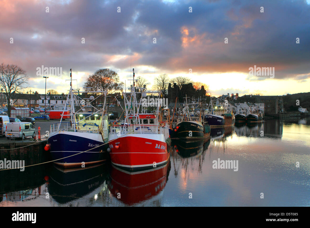 Kircudbright Harbour in Dumfries & Galloway, Southern Scotland just ...