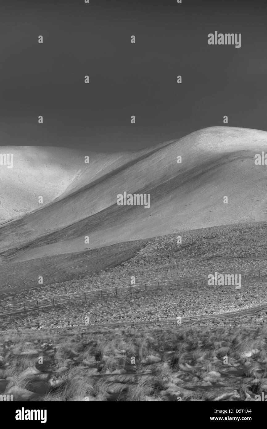 Scottish borders scenery Black and White Stock Photos & Images - Alamy