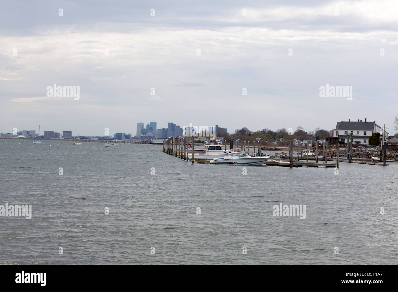 Boston skyline, Winthrop, Massachusetts,USA Stock Photo - Alamy
